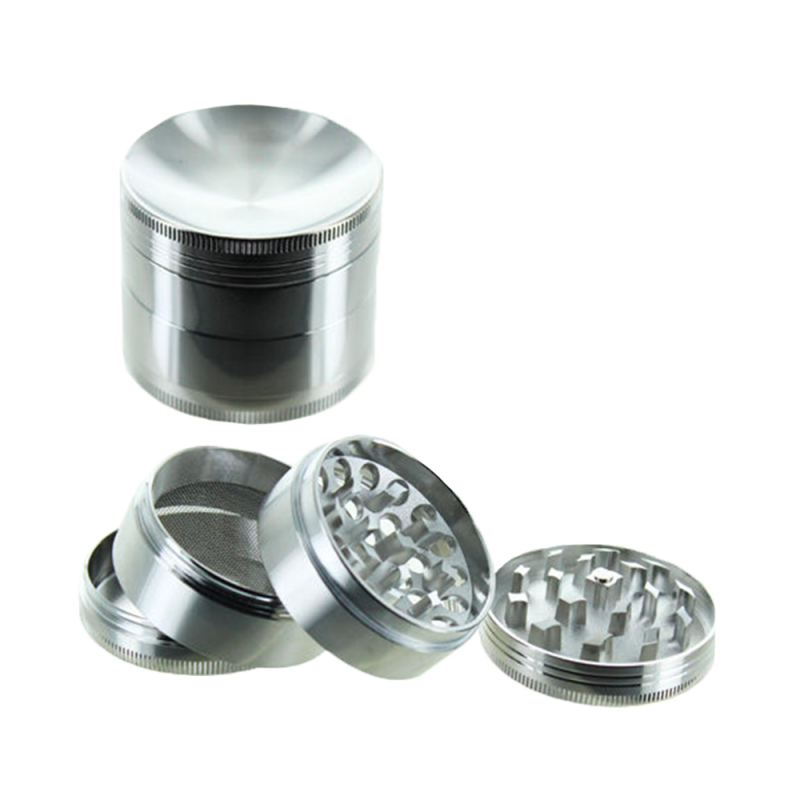 Grossiste Grinder Kush Curved 50mm Argent